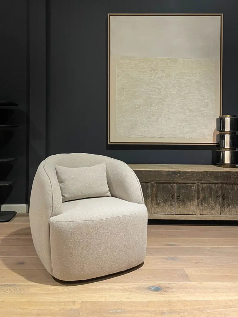 Draaifauteuil Tomasso (showroommodel) | De Factorij Unique Living | Retie