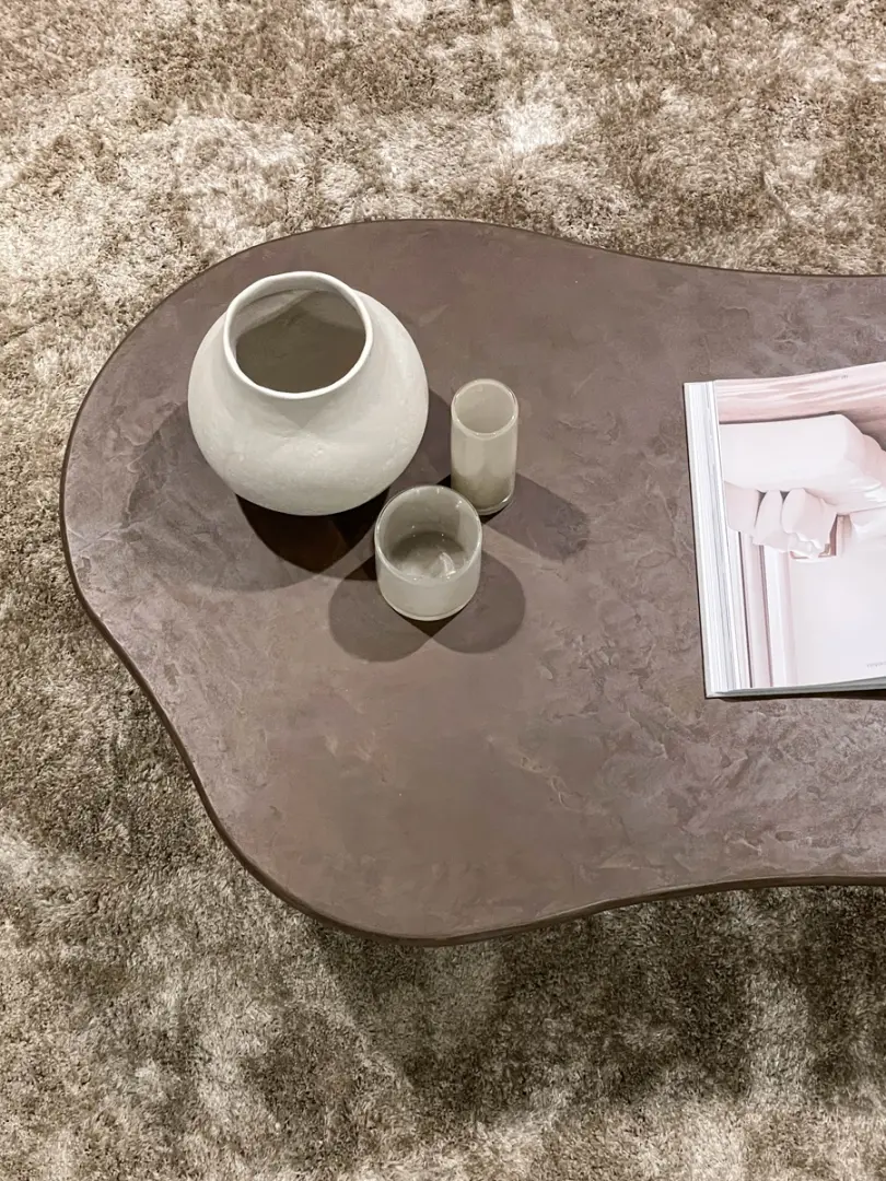 Salontafel Mortex organisch | De Factorij Unique Living | Retie