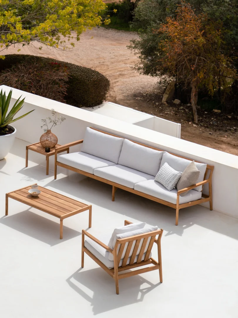 Outdoor sofa Jack 3 zit - off white | De Factorij Unique Living | Retie