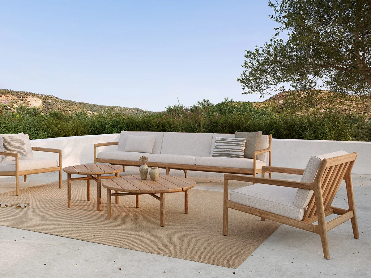 Outdoor sofa Jack 3 zit - off white | De Factorij Unique Living | Retie